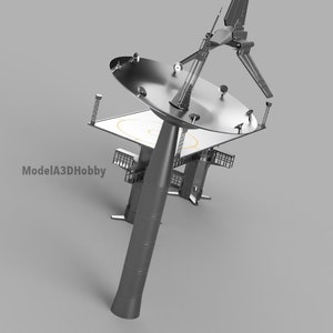 Endor Landing Pad, Antenna & Bunker Diorama 3.75 STL 3d File - Etsy