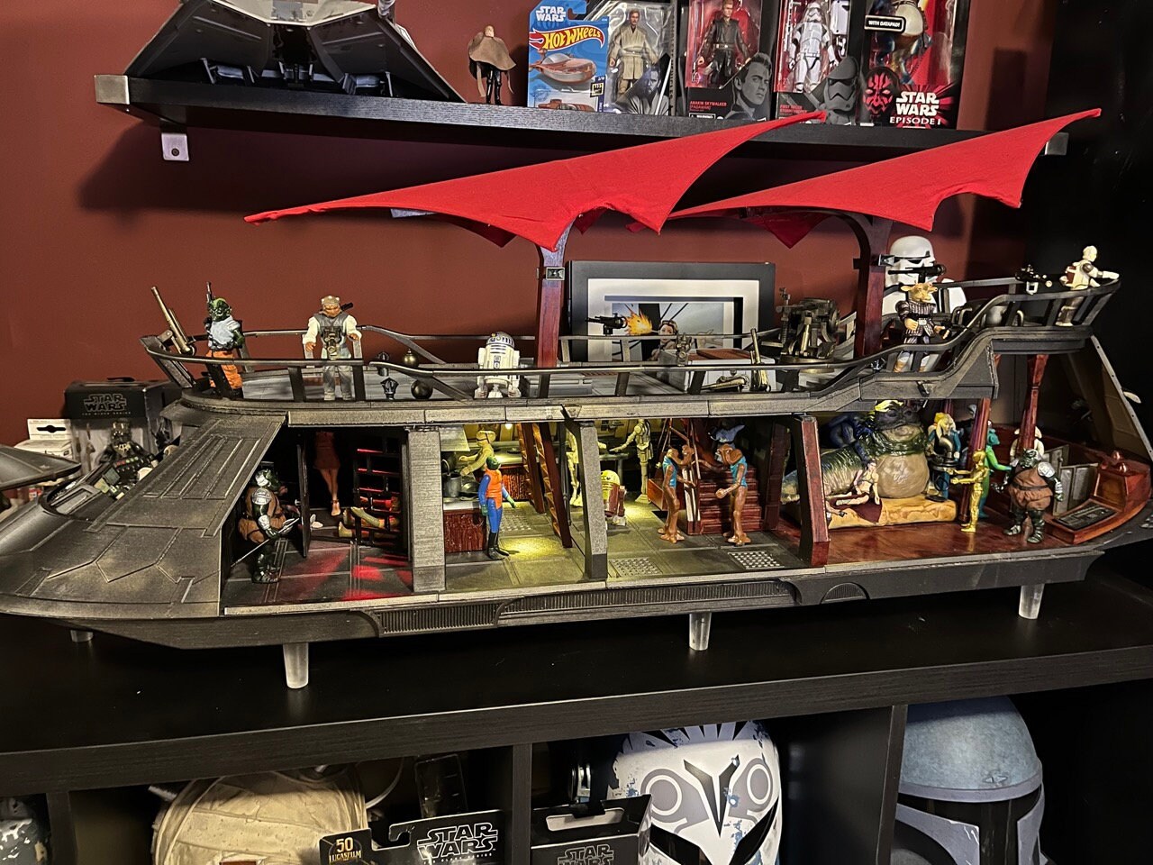 Khetanna Jabba's Sail Barge STL 3d File - Etsy Australia