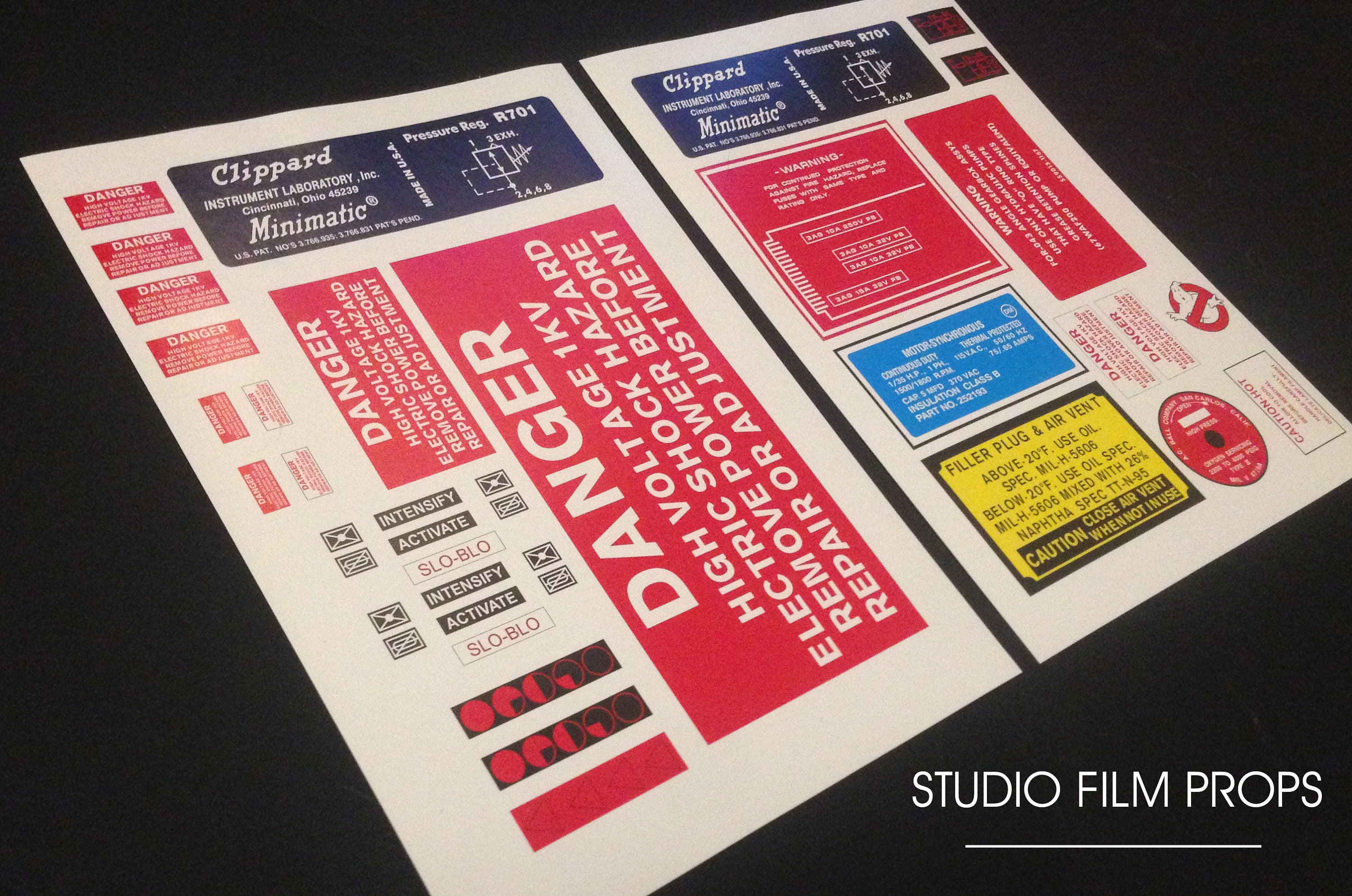 Ghostbusters Proton Pack - Replica Prop Decals / Stickers - Etsy