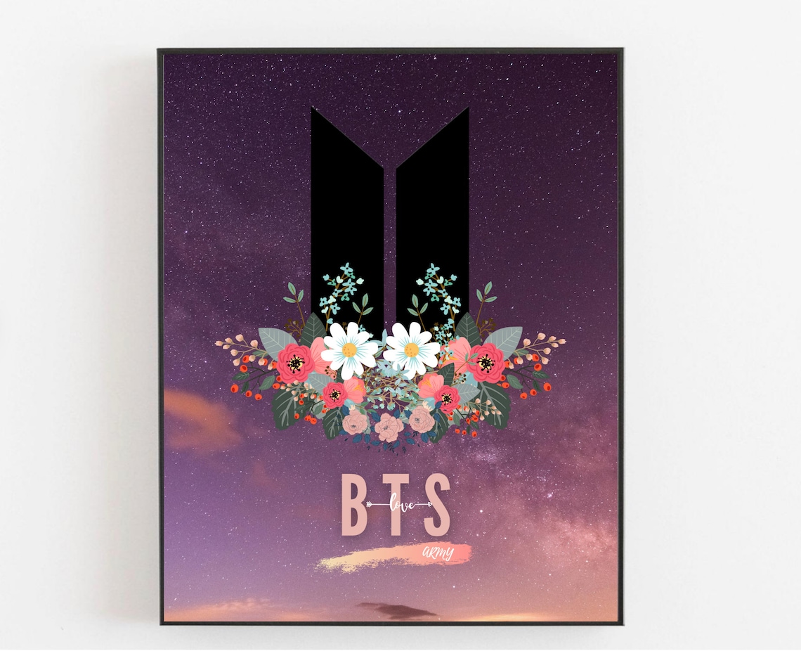 Digital Print | BTS & AMRY Instant Printable Wall Art Poster, Wall Art ...