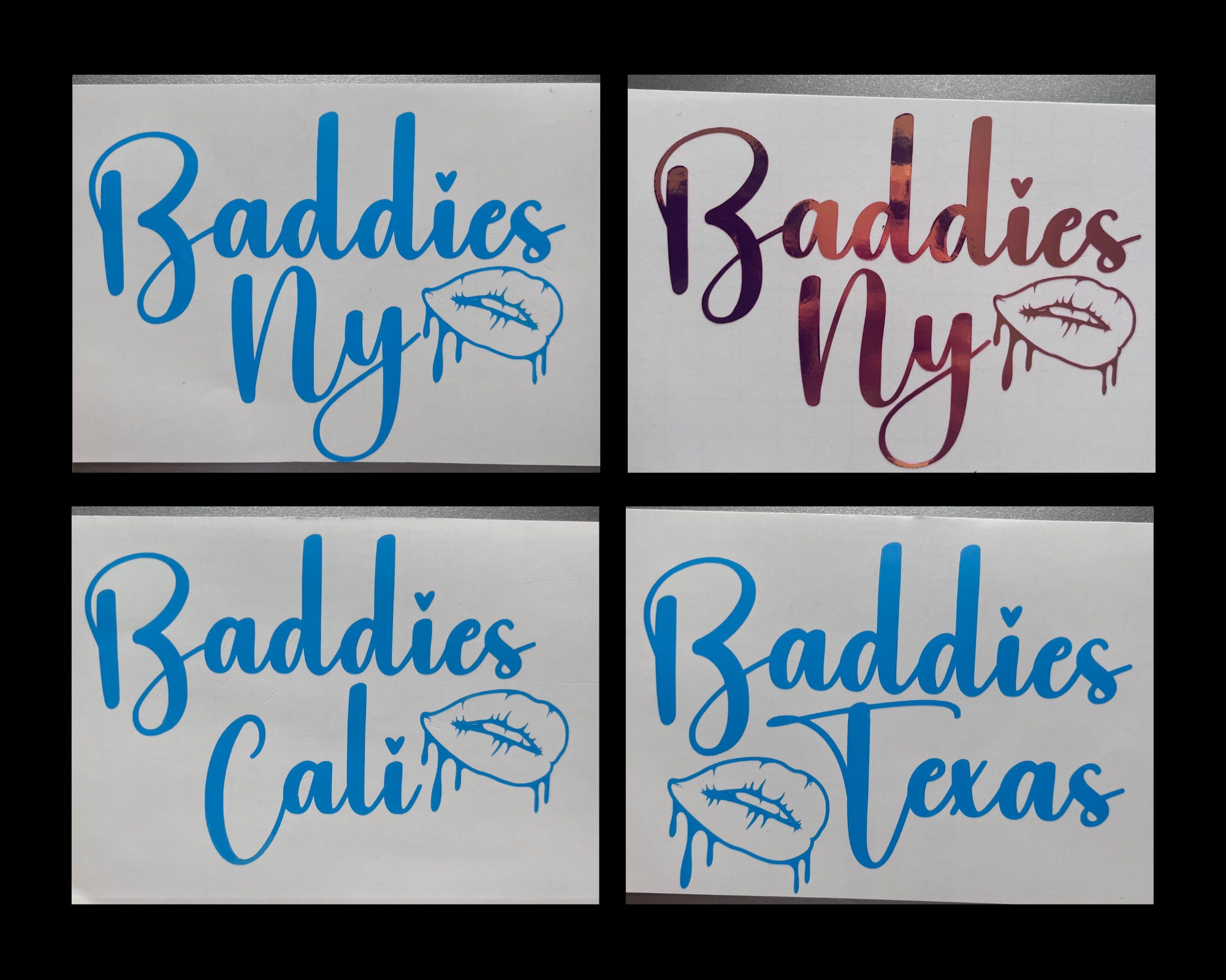 Baddies Car Decals Car Decals Car Stickers - Etsy