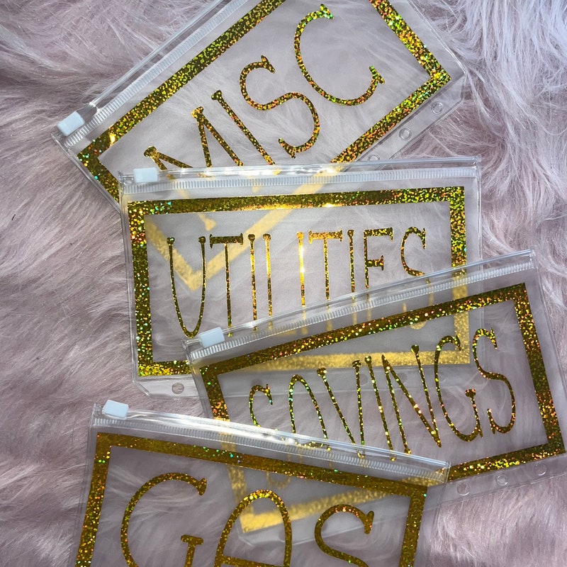 Zipper Cash Envelopes - Etsy