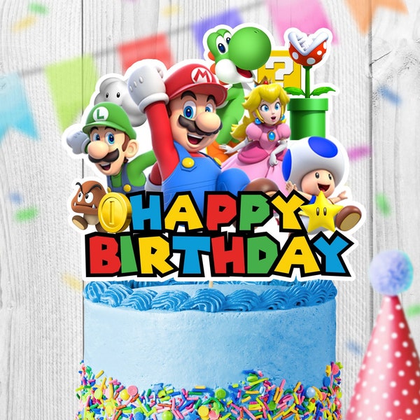 Banner Cake Topper - Etsy