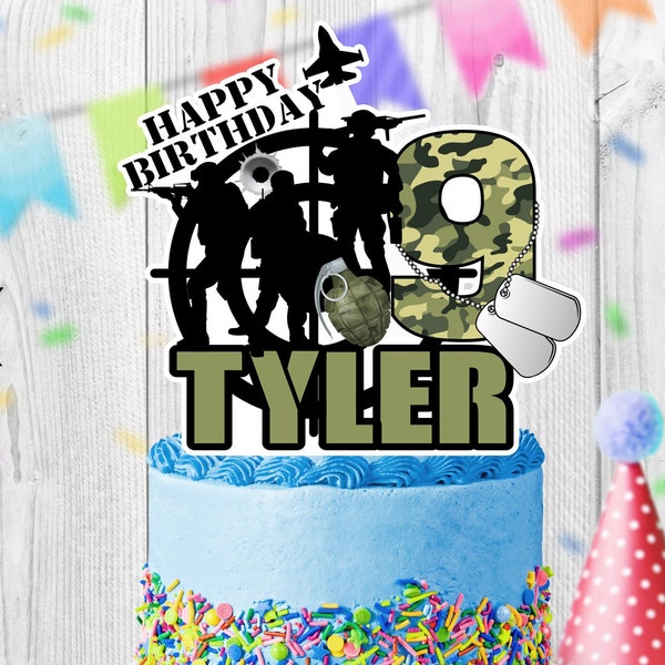 Call of Duty Cake Topper - Etsy