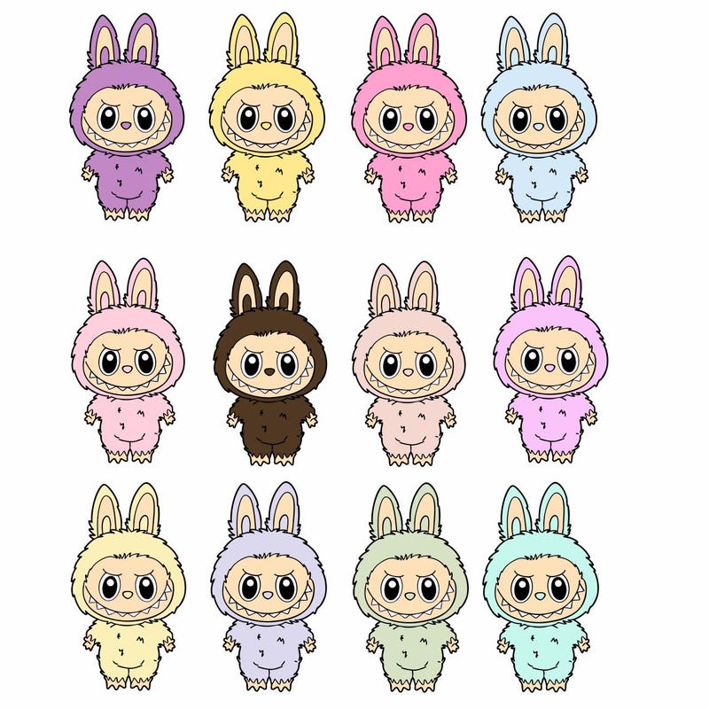 Labubu Cake Toppers - Etsy