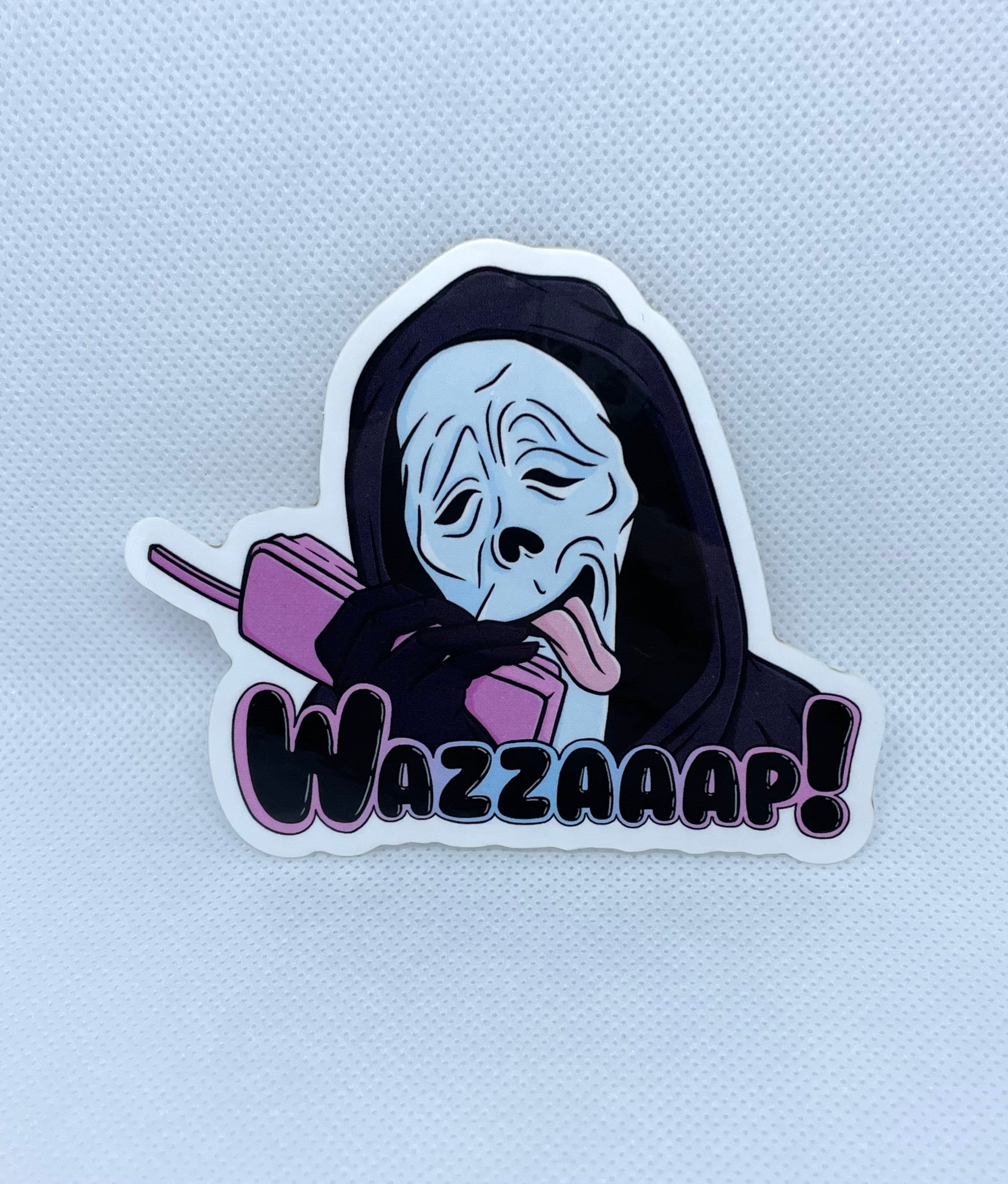 flasks phone cases 4 inch Scream Ghostface Horror waterproof sticker ...