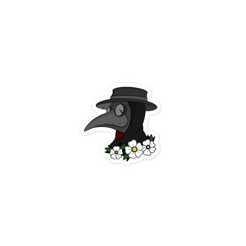 Plague Doctor Vinyl Decal Sticker Plague Doctor Decal Plague - Etsy