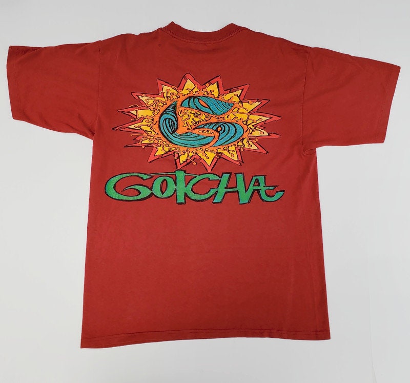 Gotcha T-Shirt Size Large Circa 1980s | Etsy