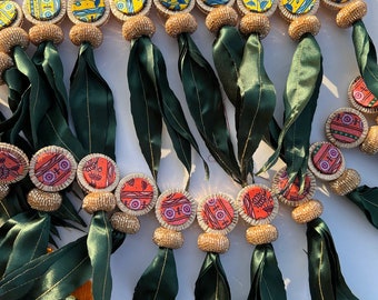 Mango Leaf Toran With Patola Art Door Valance Torana Wall | Etsy