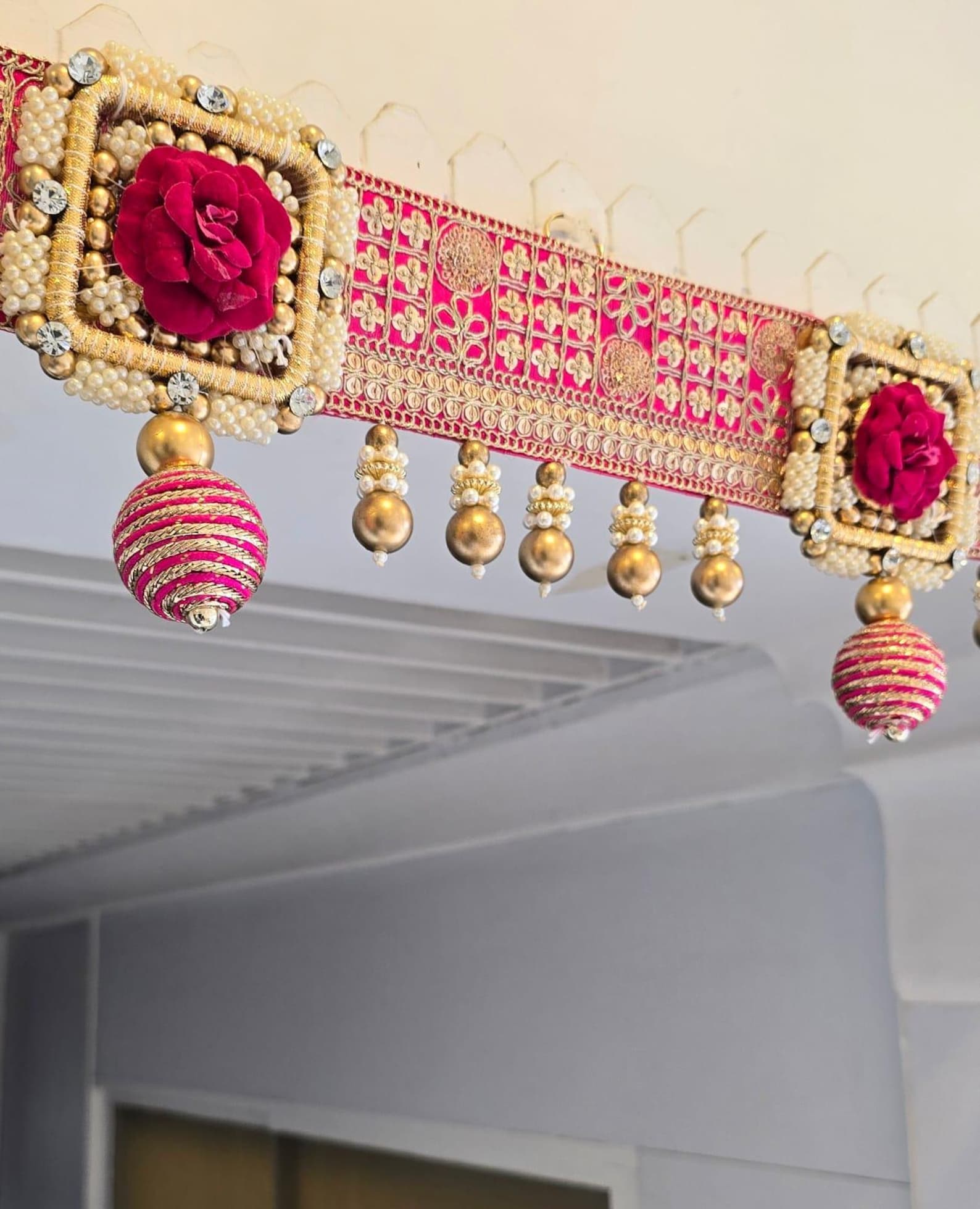 Handmade Diwali Festival Door Toran, Authentic Indian Bandarwar ...
