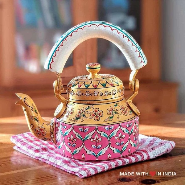 Hand Painted Tea Pot - Etsy