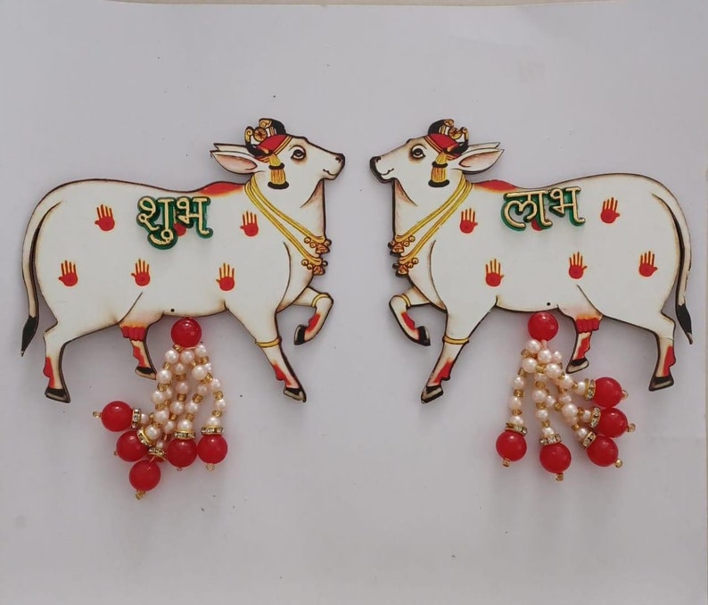 Handmade Cow Wall Hanging Decor, Diwali Pooja Return Gifts, Home ...