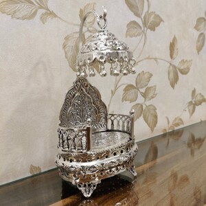 Hand Engraved Singhasan for Hindu God, Deity, Vyasasana for Pooja ...