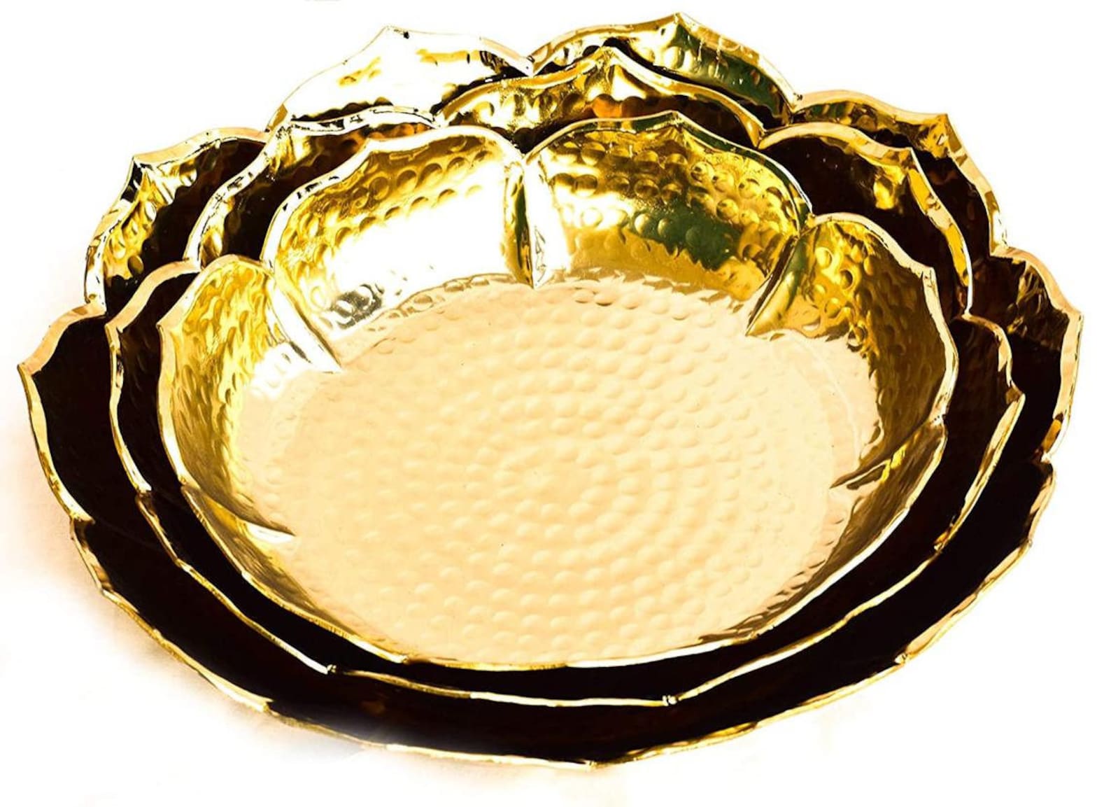 Indian Ethnic Urli Bowl Set of 3 Tealight Holders / Flower | Etsy