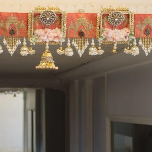Luxury Indian Door Toran | Hand-embroidered Entrance Decor | Festive ...
