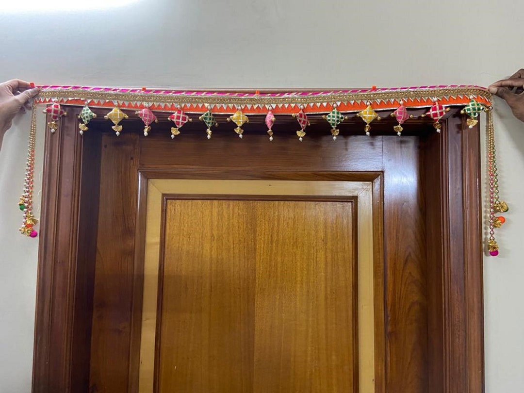 Traditional Gota Patti Toran / Bandarwar With Cushions and - Etsy