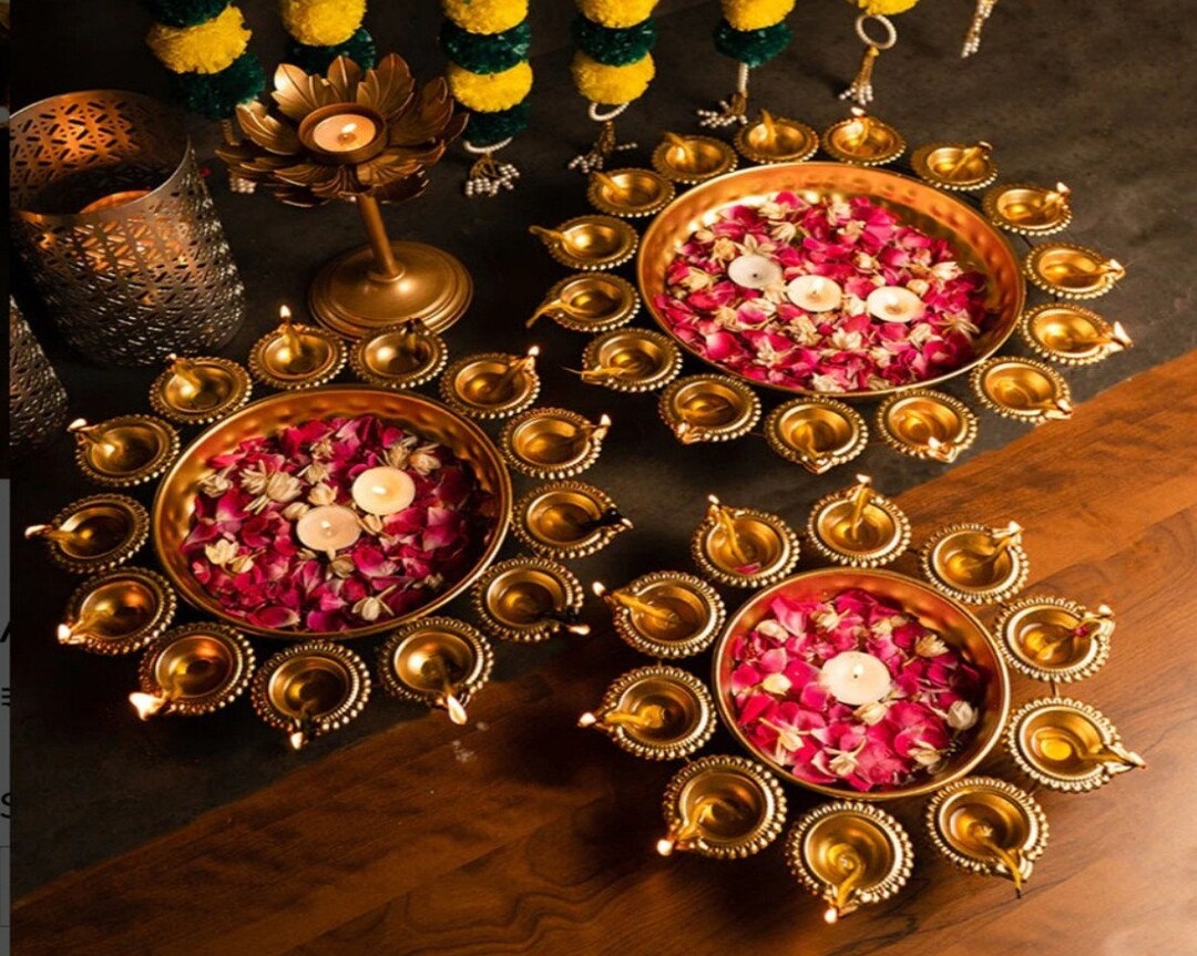 Urli Decor Indian, Uruli, Diwali Decorations at Home, Office Pooja ...