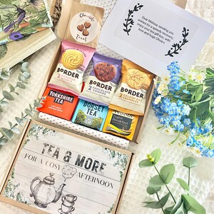 Tea, Biscuits & Chocolate Gift Box Valentine Birthday Afternoon Tea ...