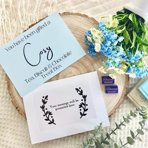 Tea, Biscuits & Chocolate Gift Box Valentine Birthday Afternoon Tea ...