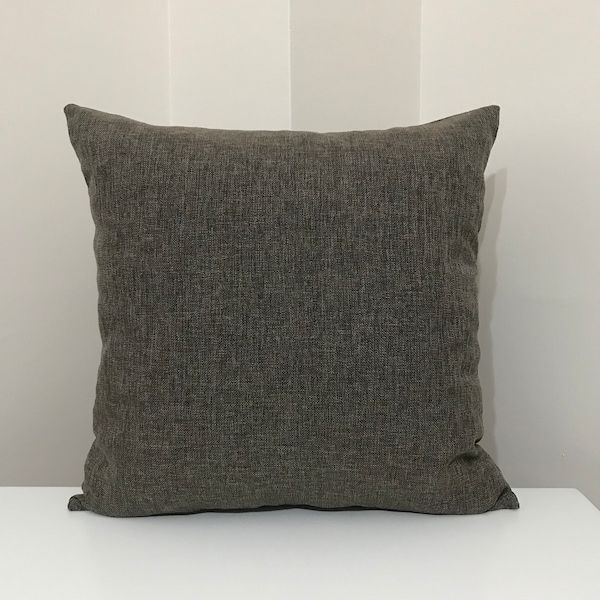 Grey Linen Pillow - Etsy