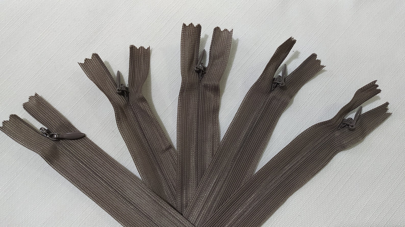 Set of 5 Hidden zipper invisible zipper The desired set is | Etsy