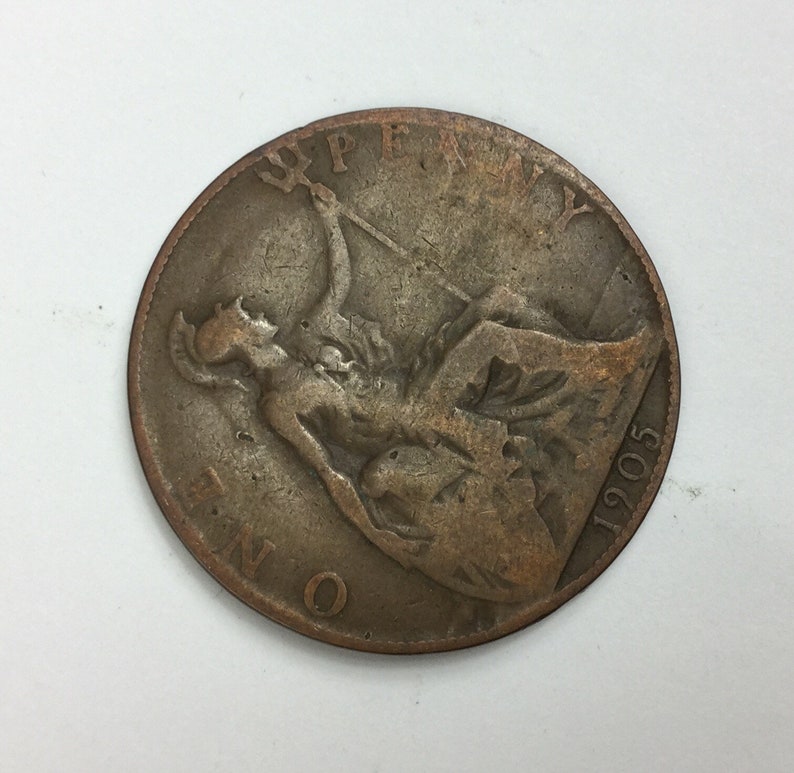 1900-1909 British Penny Queen Victoria & King Edward VII Antique ...
