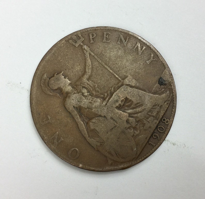 1900-1909 British Penny Queen Victoria & King Edward VII | Etsy