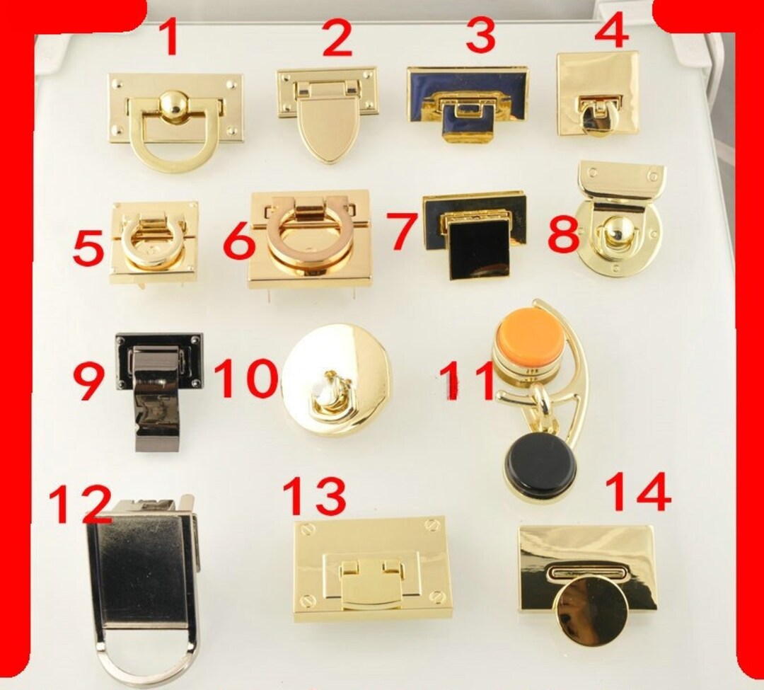 High Quality Purse Supply Handbag Hardware Bag Accessories Twist Turn ...