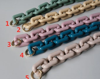 20pcs Clear White Oval Acrylic Chunky Chain Links Transparent - Etsy