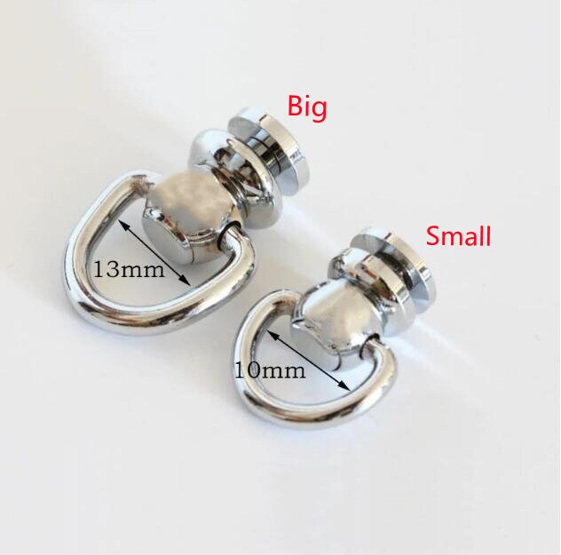 High Quality Solid Brass Rivet D Ring Rivet Silver Screw Rivet for ...