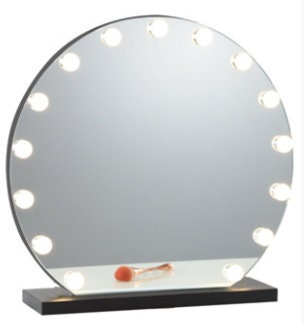60cm Gold LED Bulb Mirror Vanity Mirror Lights Beauty Mirror With ...