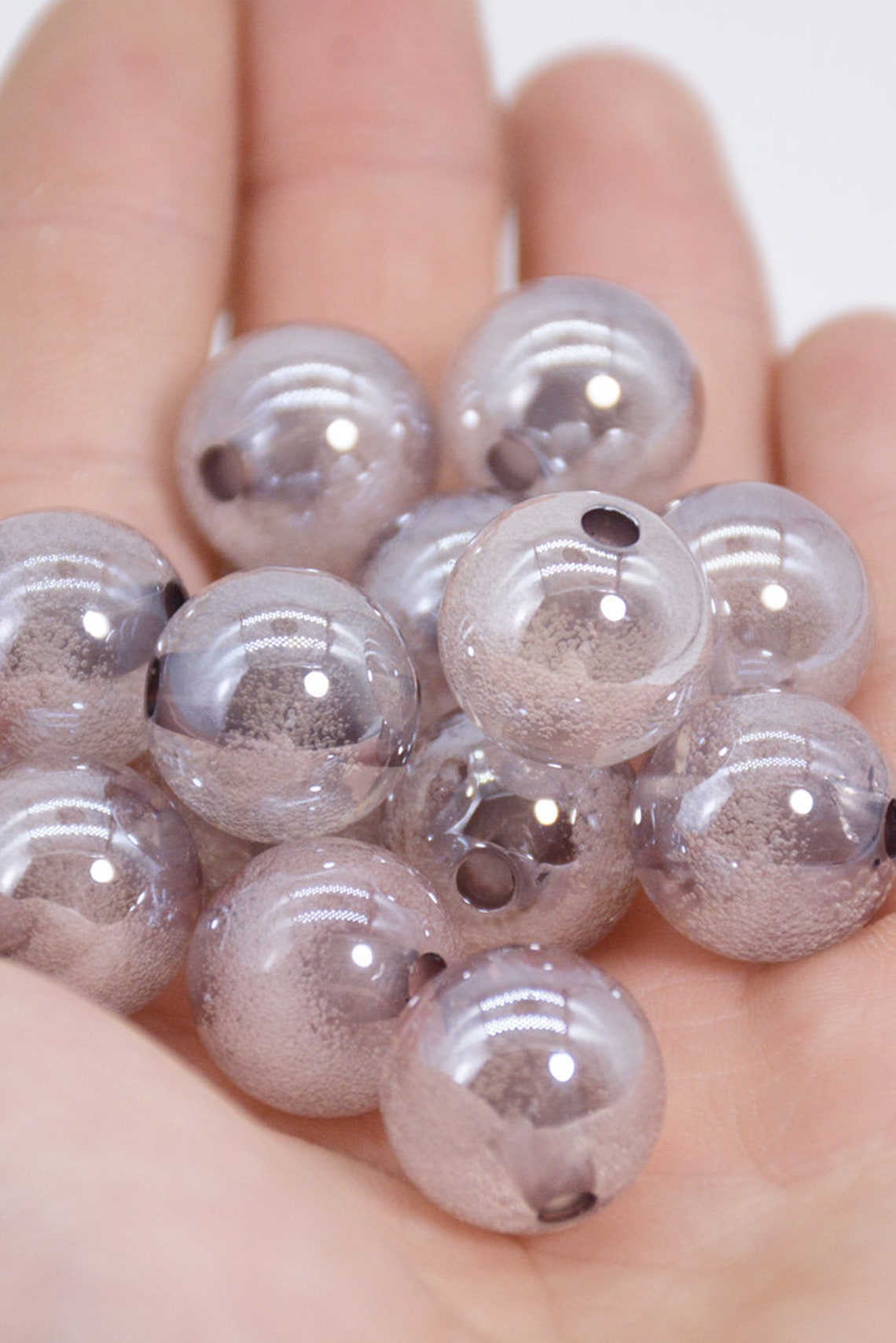 High Quality 16mm Bubble Bead DIY Accessories Pink Round Beads - Etsy UK