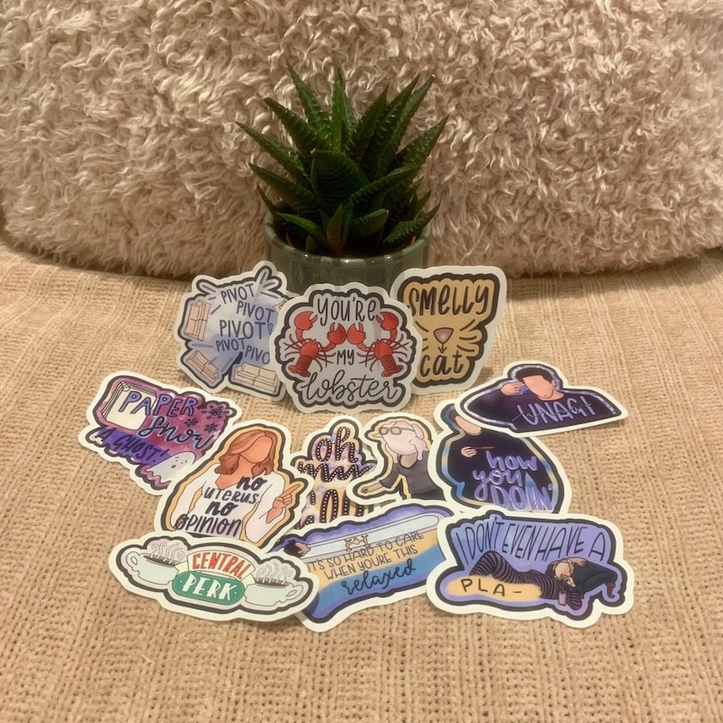 Friends Stickers - Etsy