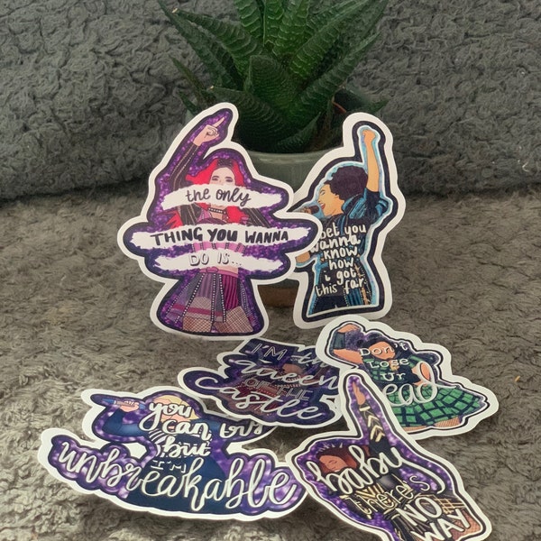 Six the Musical Stickers - Etsy