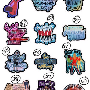 Musical Theatre Stickers - Collection 5 - Etsy
