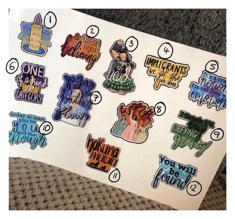 Musical Theatre Stickers Set of 3 - Etsy UK