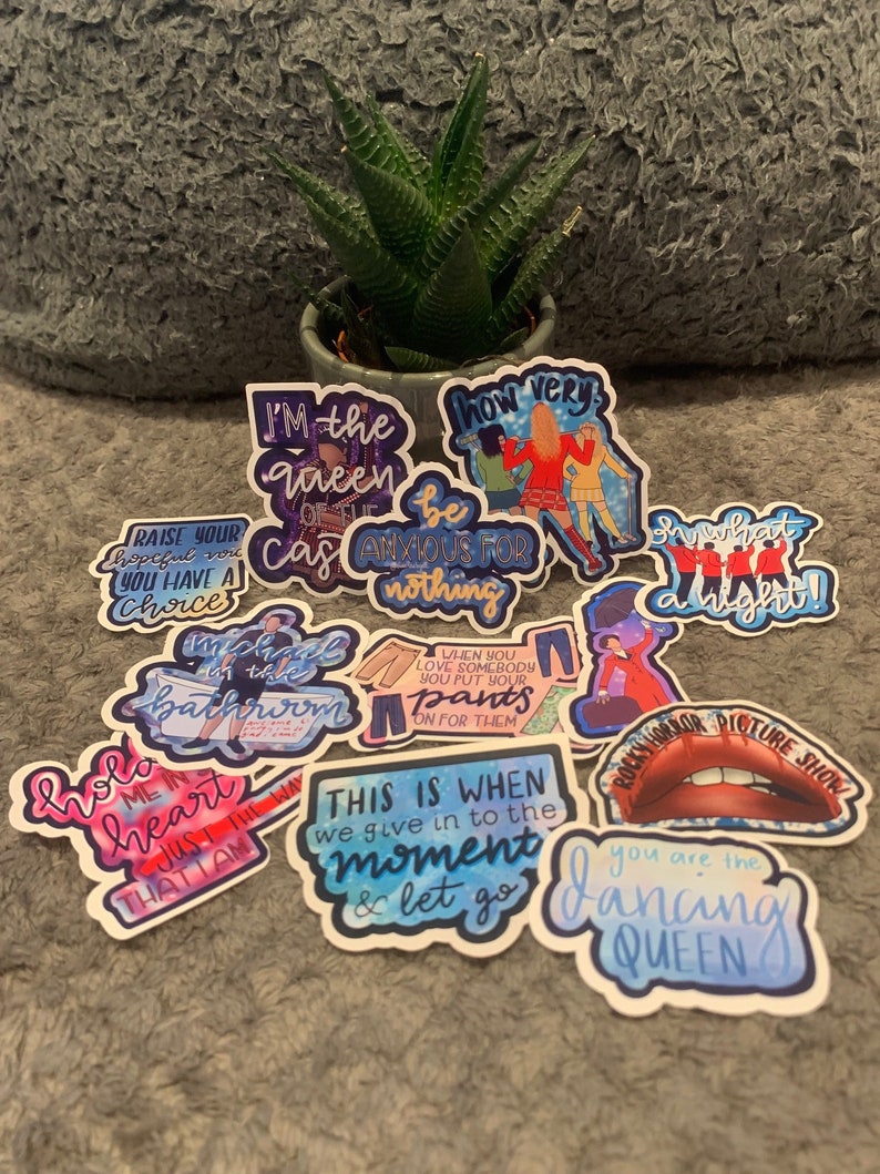 Musical Theatre Stickers Collection 5 Set of 3 | Etsy