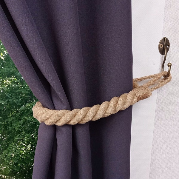 Rope Tiebacks - Etsy