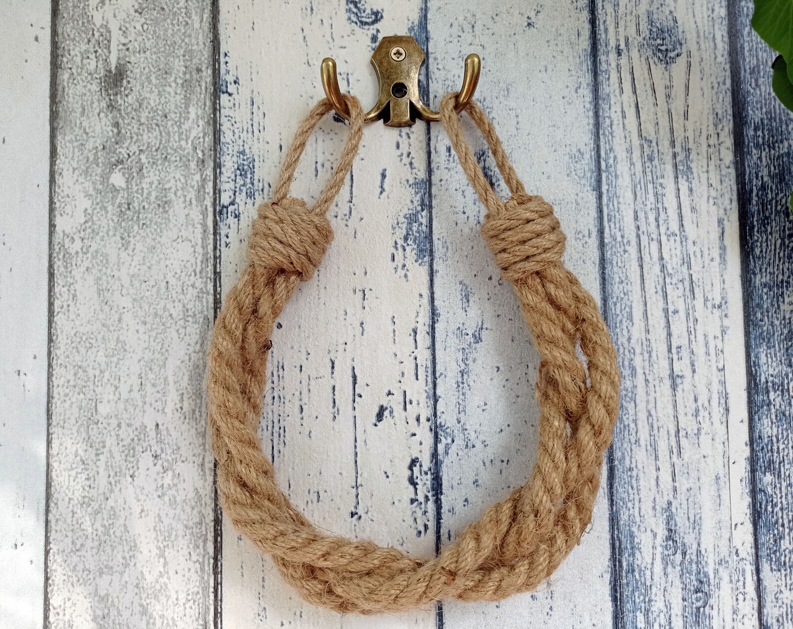 Toilet Paper Holder, Braided From Three Ropes Toilet Roll Holder, Jute ...