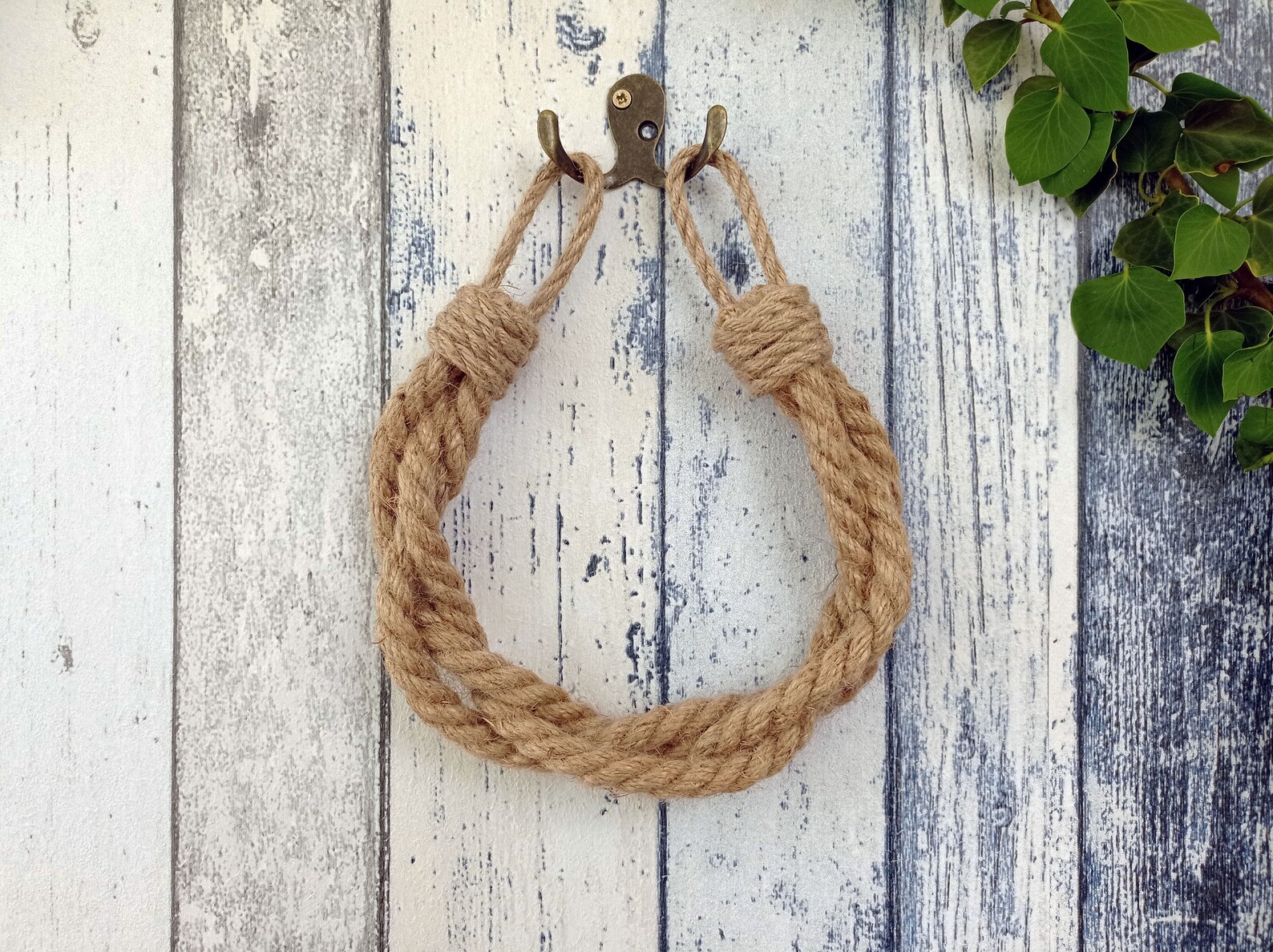 Toilet Paper Holder, Braided From Three Ropes Toilet Roll Holder, Jute ...