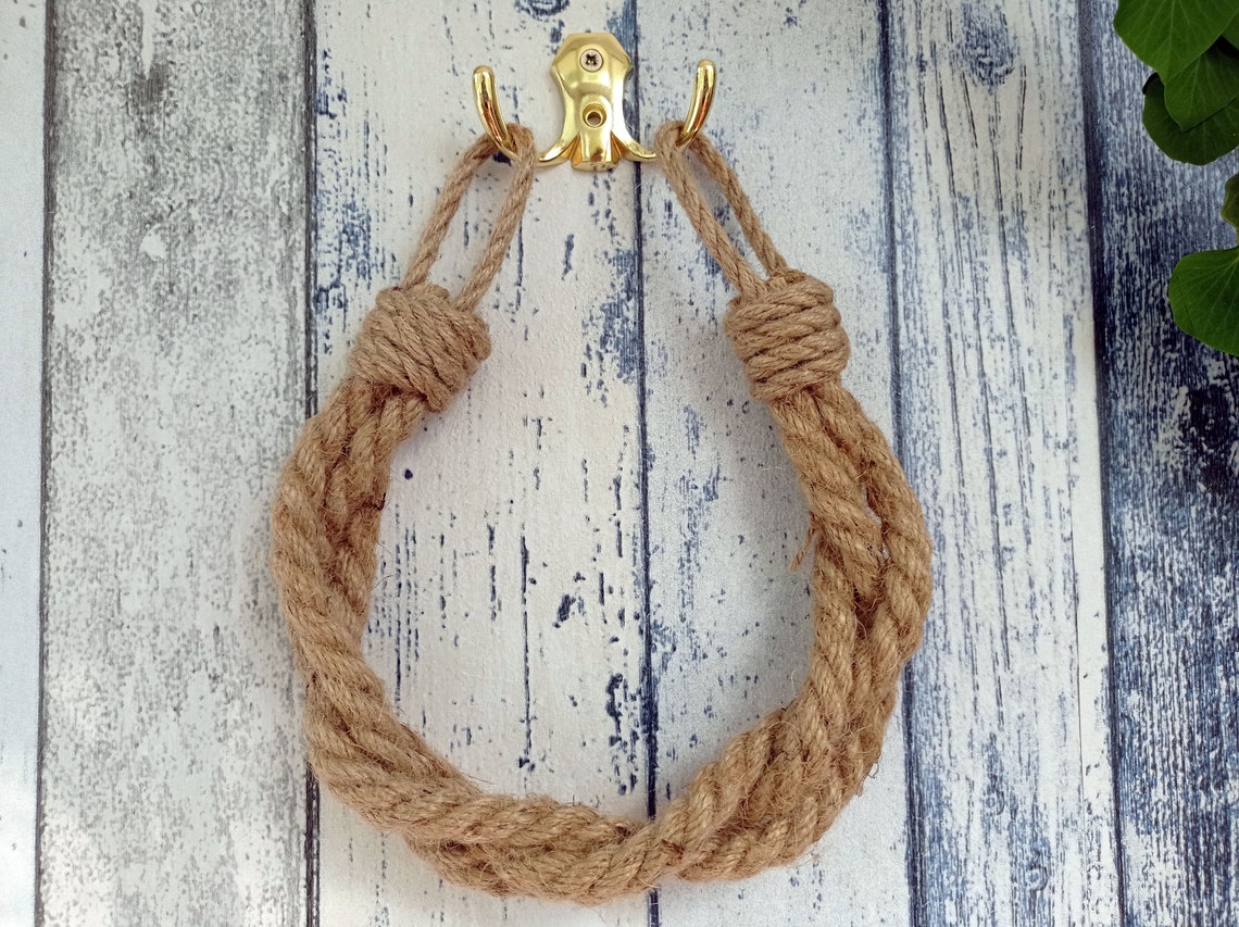Toilet Paper Holder Braided From Three Ropes Toilet Roll - Etsy