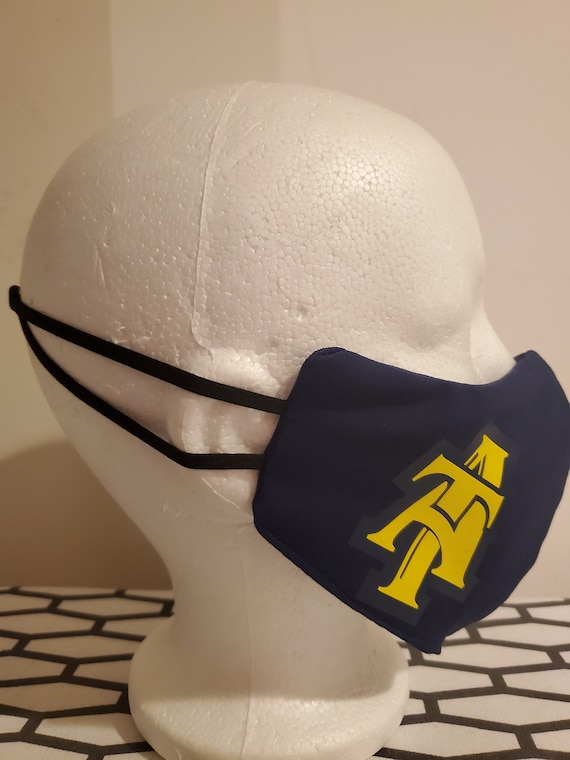 North Carolina A&T State University Custom Facemask | Etsy
