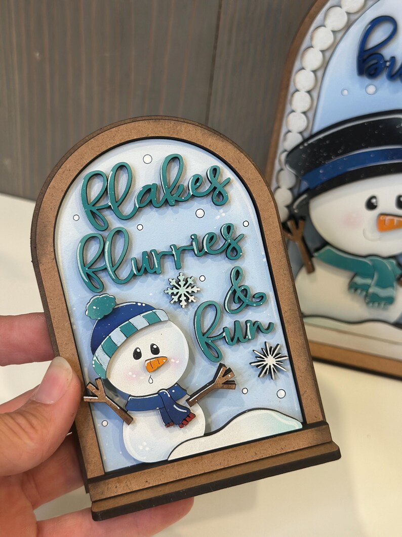 Winter Snowman Tall Arch Sign Interchangeable File SVG, TINY, INSERT ...