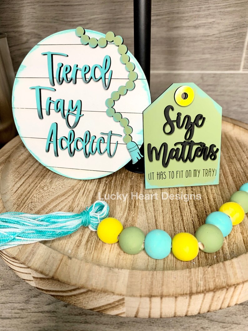 Craft Crafting Tiered Tray File SVG, Glowforge Laser, Tier Tray ...