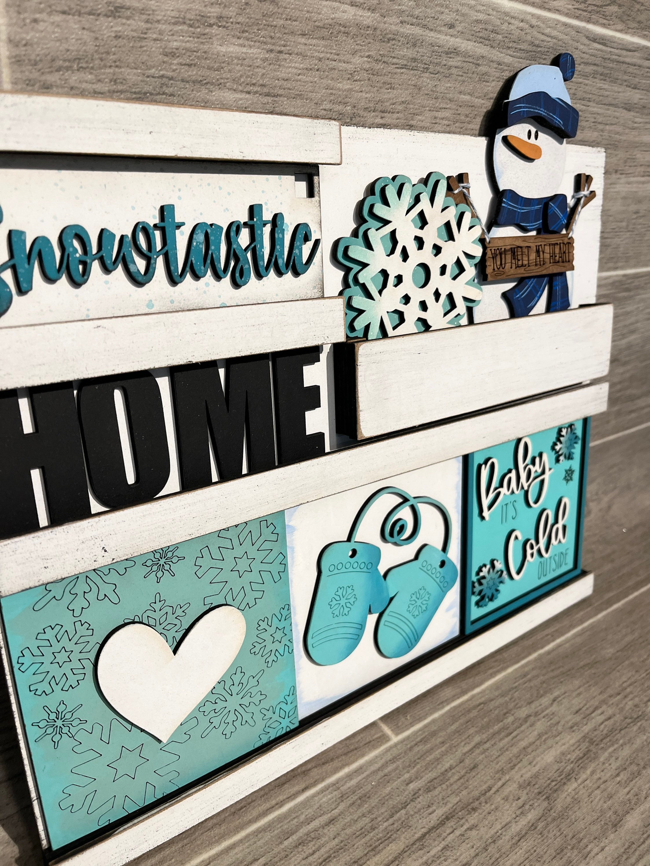 Wall Collage Small Slide in Interchangeable Leaning Sign File ...