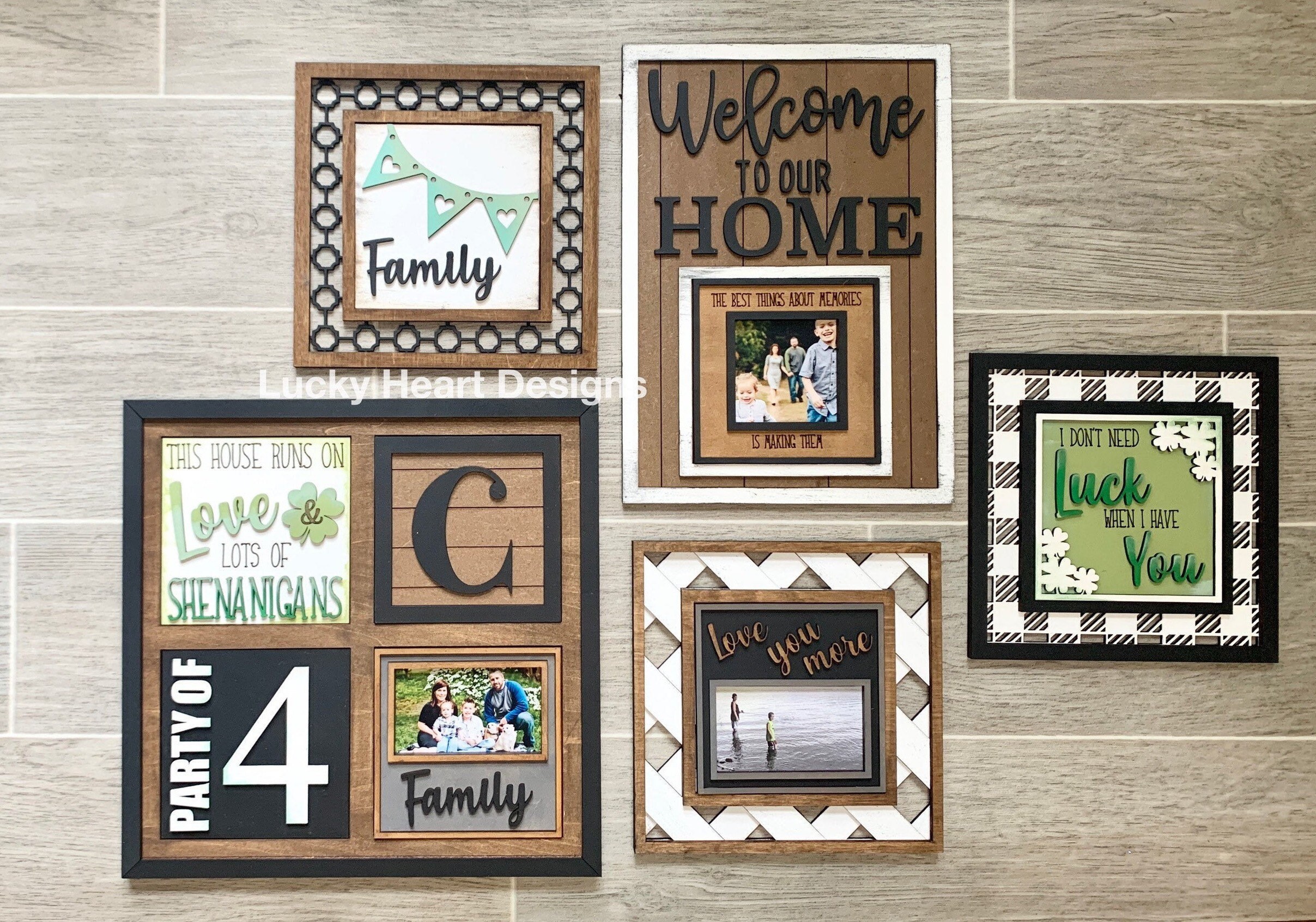 Patterned Backers for the Interchangeable Leaning Signs | Etsy