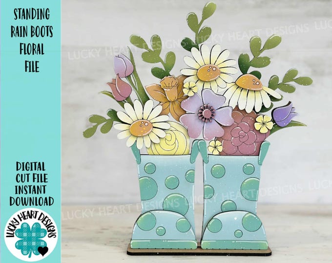Spring Daisy Duck Standing File SVG, Umbrella, Swimming, Flower, Cute ...