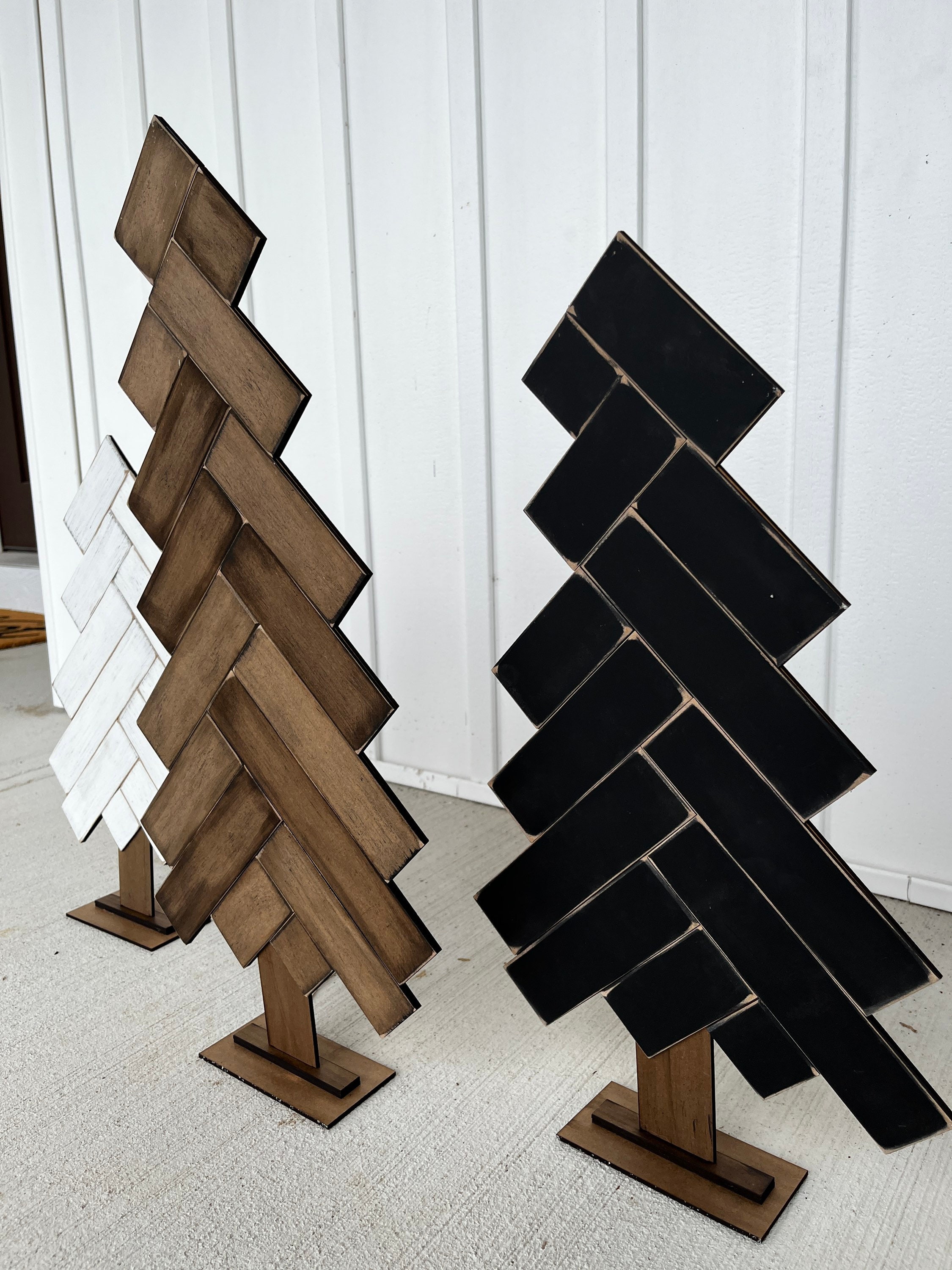 Pallet Herringbone Christmas Tree File SVG, Farmhouse Glowforge ...