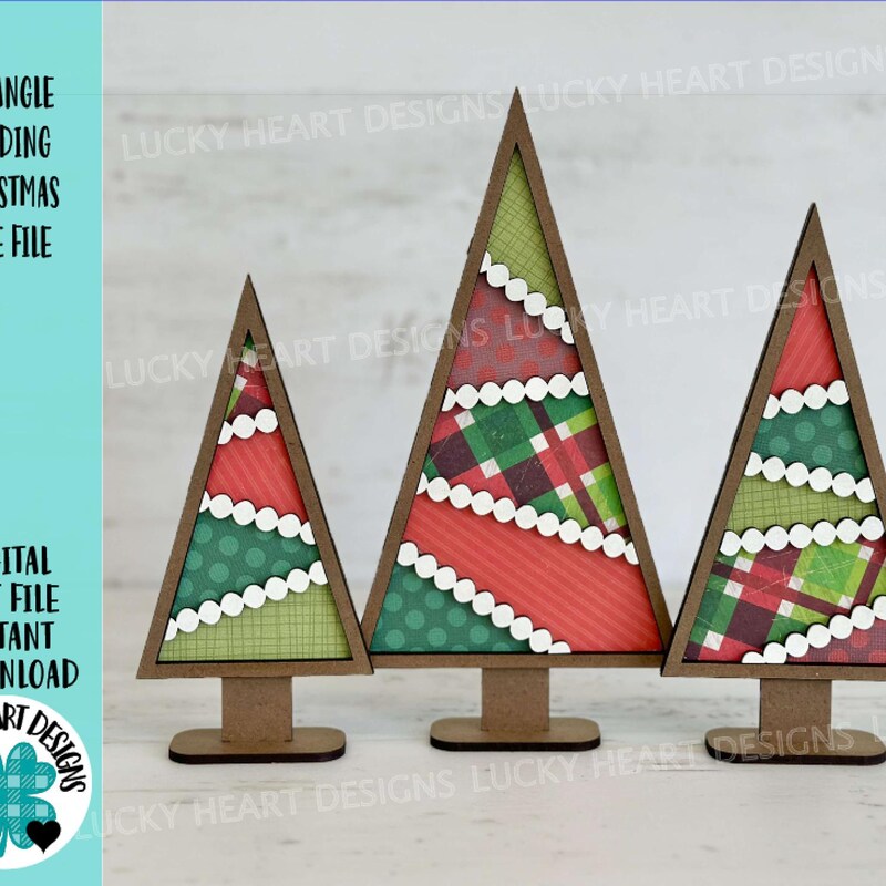 Triangle Trees Svg - Etsy