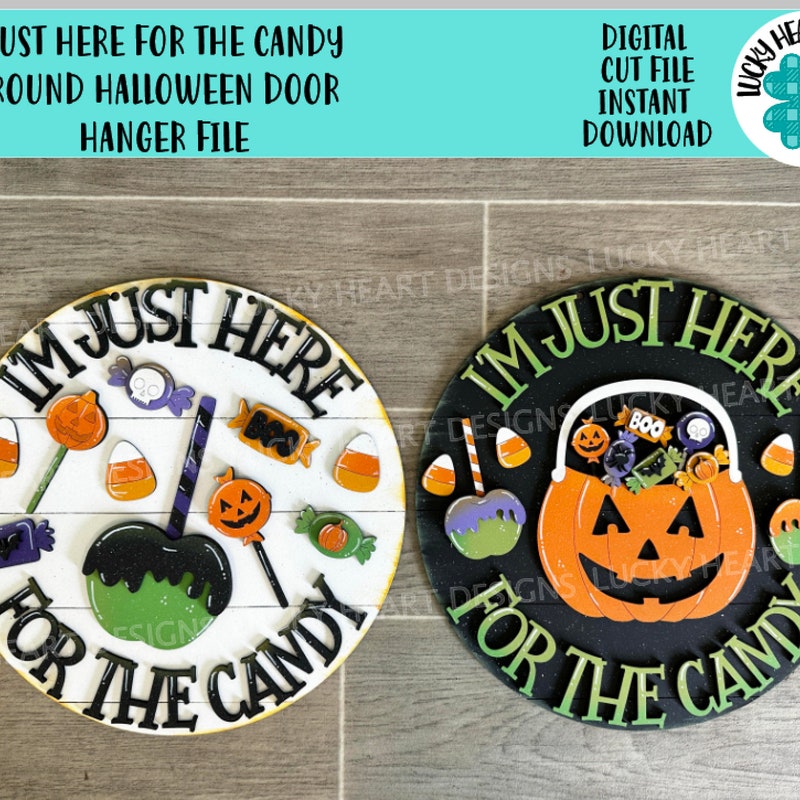 No Candy Halloween Sign - Etsy